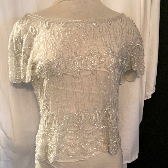 Tops | Vintage Beaded Top | Poshmark